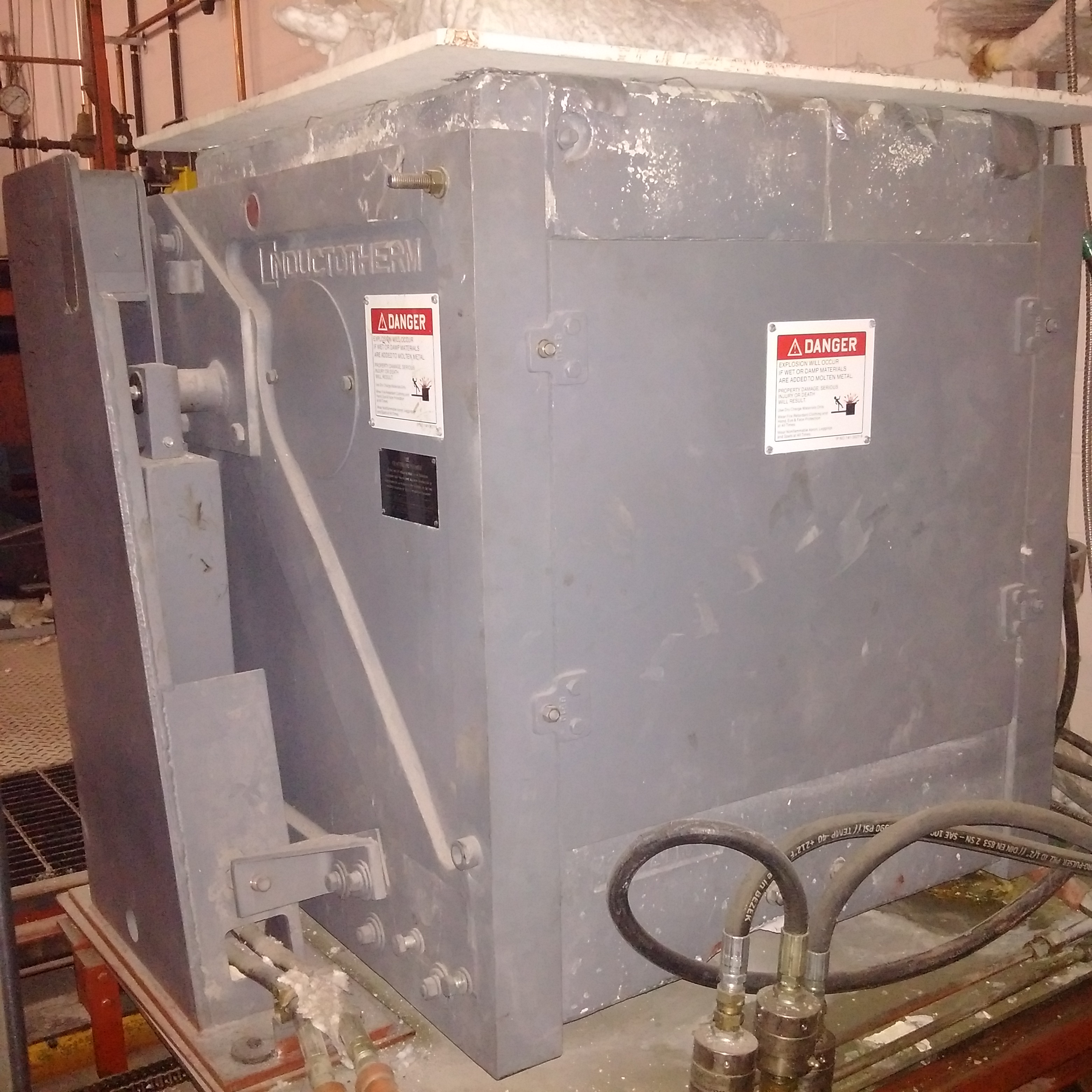 INDUCTOTHERM DURA-LINE 500 INDUCTION MELTING FURNACE, CAPACITY: 330-440 ...