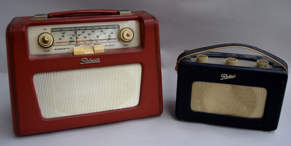 Two retro Roberts radios 1960's