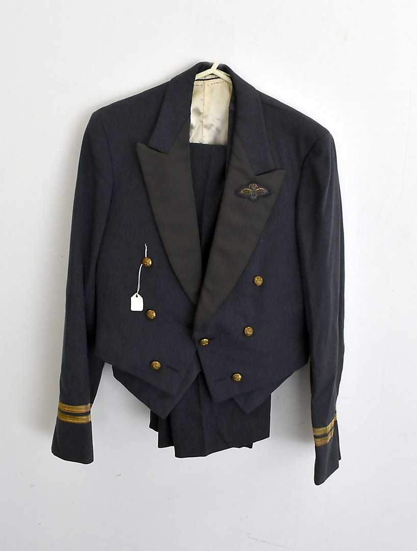 An RAF Flight Lieutenant's Mess Dress uniform, comprising jacket with ...