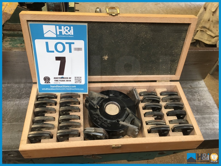 Freud spindle moulder cutter head with large selection of cutters and ...