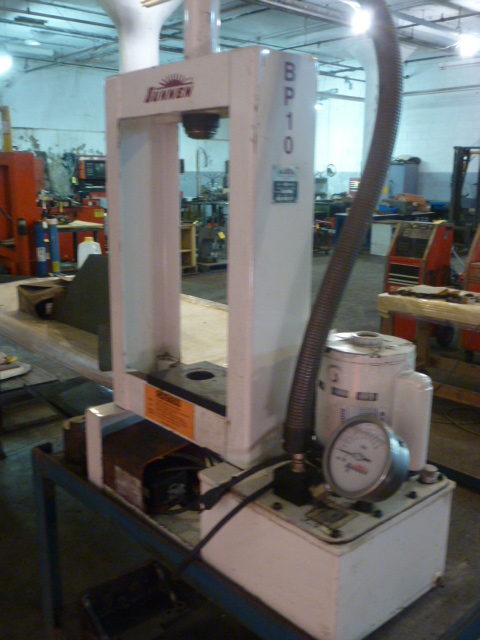 Sunnen Hydraulic Piston Pin Press m/n BP-10K, s/n 3TL-9314 (Estimated ...