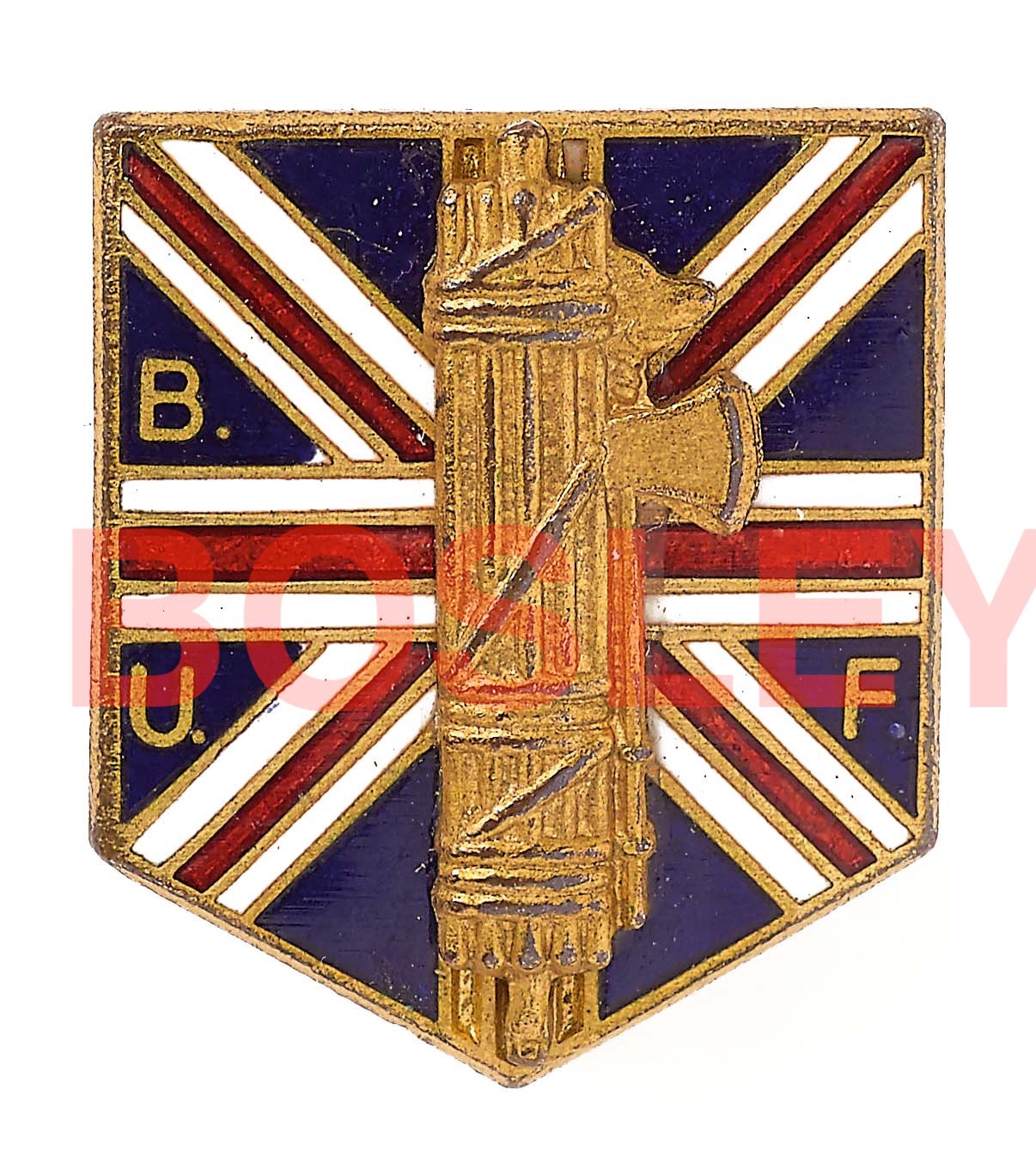 British Union of Fascist BUF 1934-1940 Union Jack Badge by W.O. Lewis ...