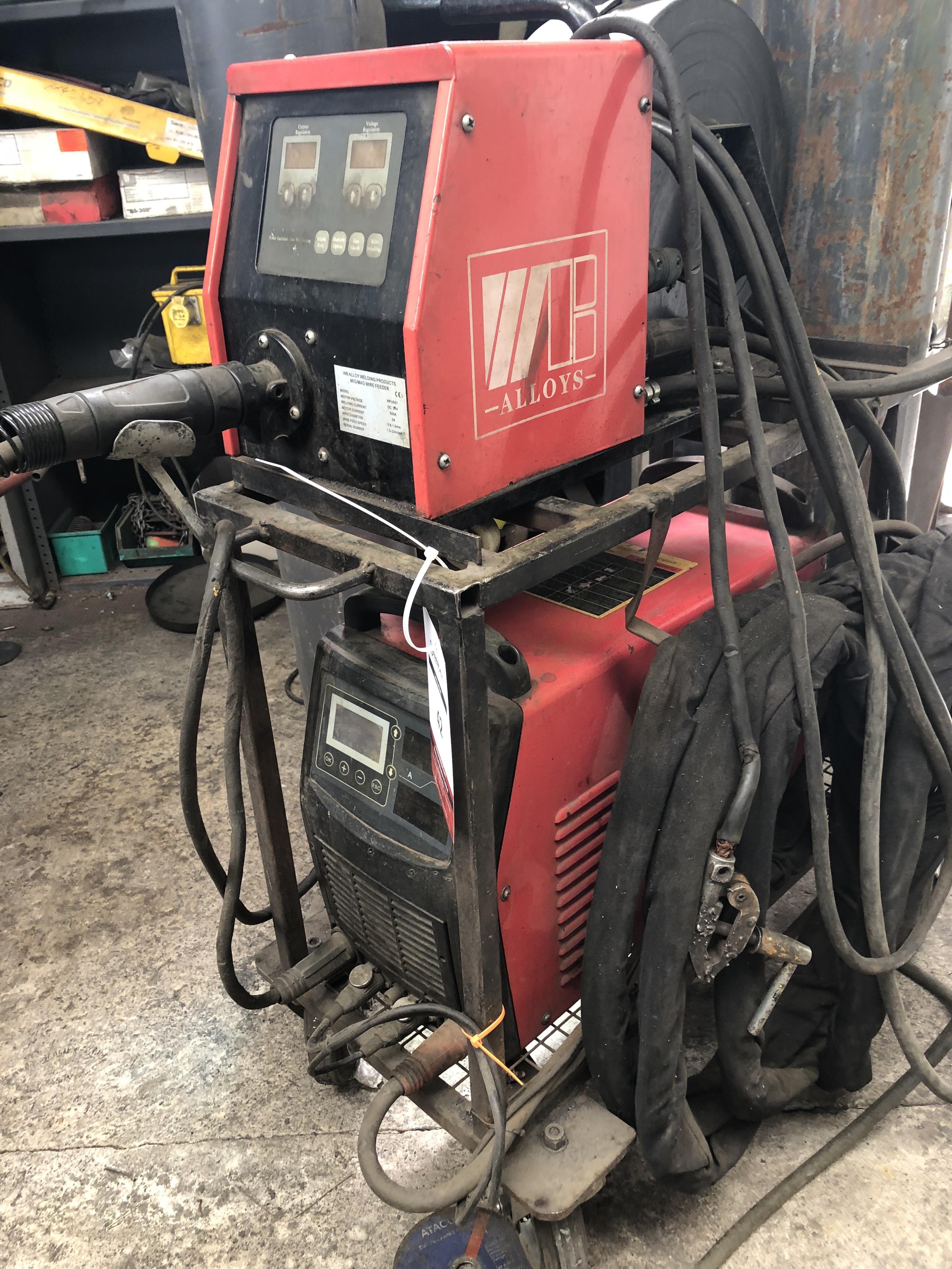 WB Alloy Welding Products 5M-500 Mig Welderwith WFU501 Wire Feed etc.