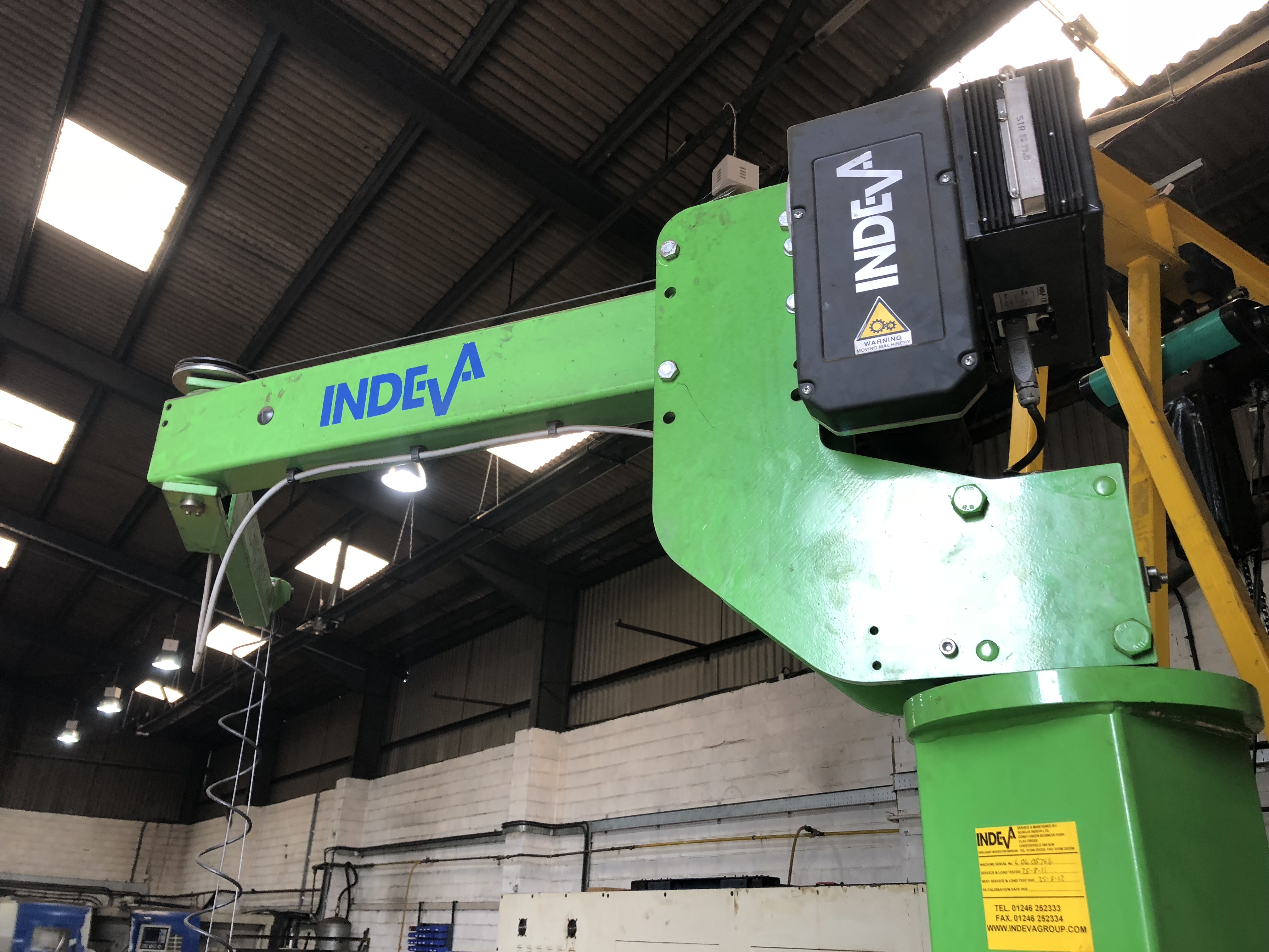 Indeva Liftronic Easy SWL160kg Radial Arm Crane (lift attachment not ...