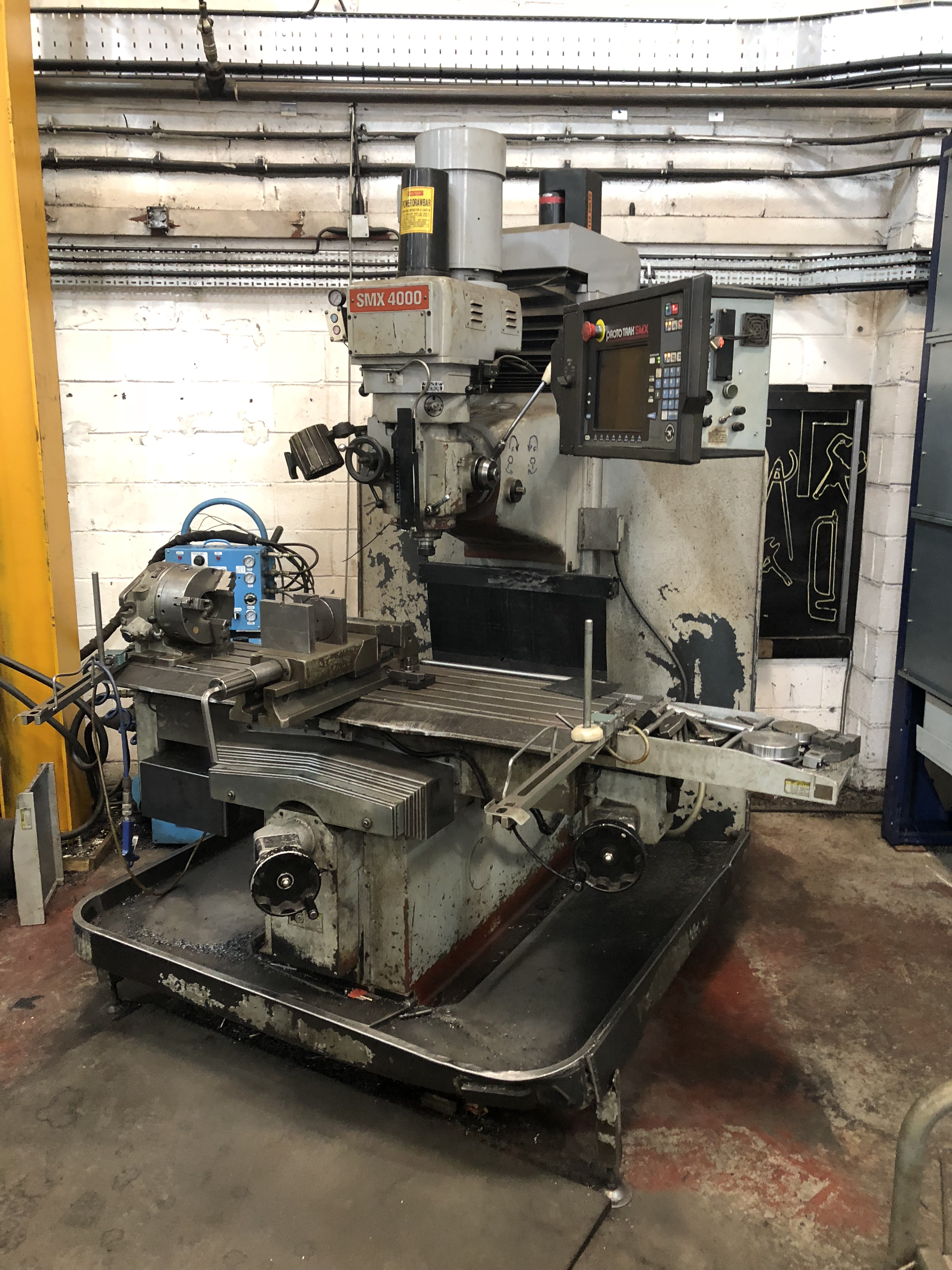 King Rich KR-B3 Model SMX4000 Milling Machine c/w Proto Trak SMX CNC ...