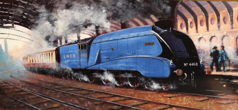 E… Anthony Orme (1945- ) British. “Mallard – The Fastest Steam Train ...