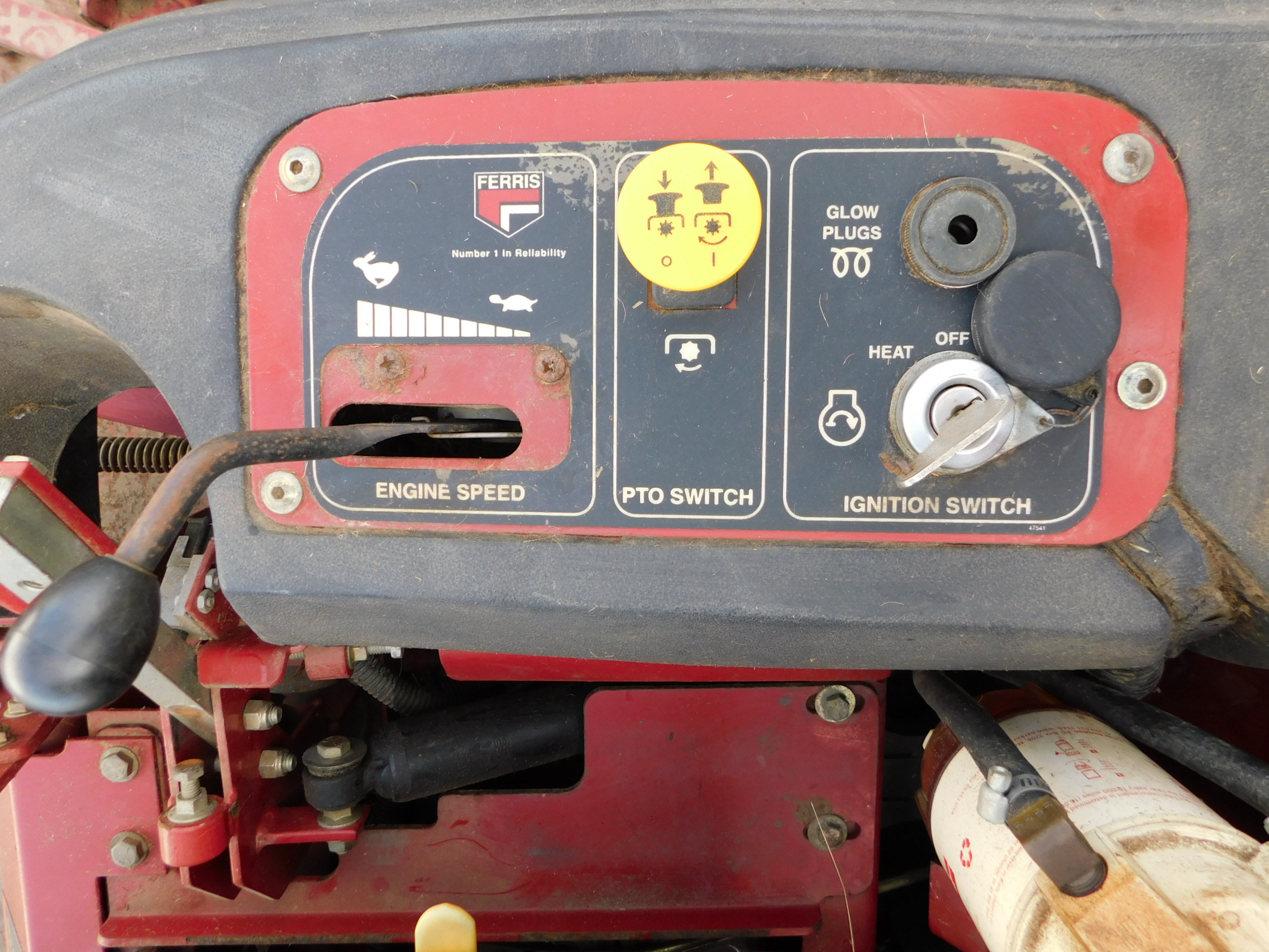 Ferris Model IS-5000 Zero Turn Mower, SN , Caterpillar Diesel Engine, 6 ...