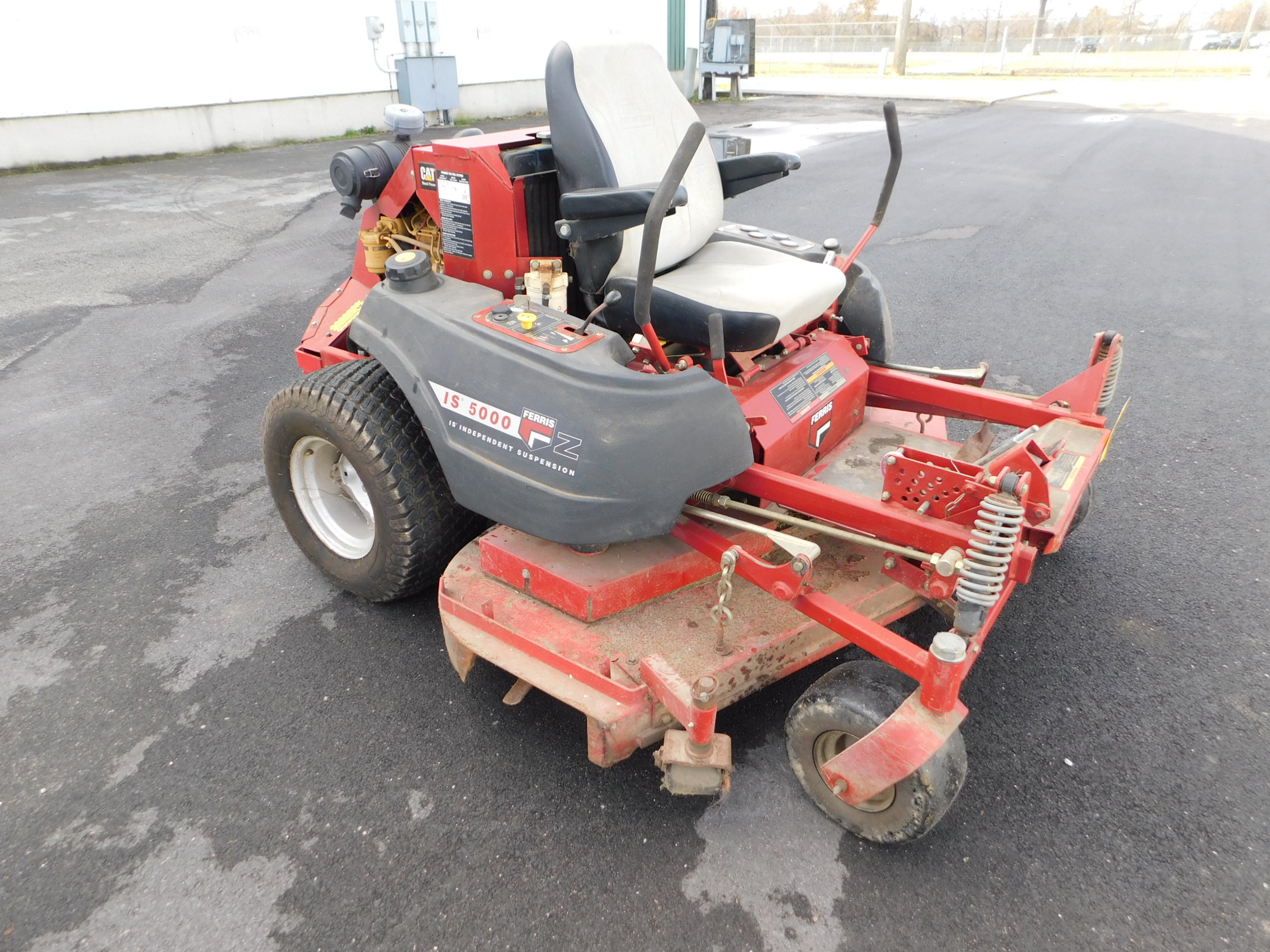 Ferris Model IS-5000 Zero Turn Mower, SN , Caterpillar Diesel Engine, 6 ...