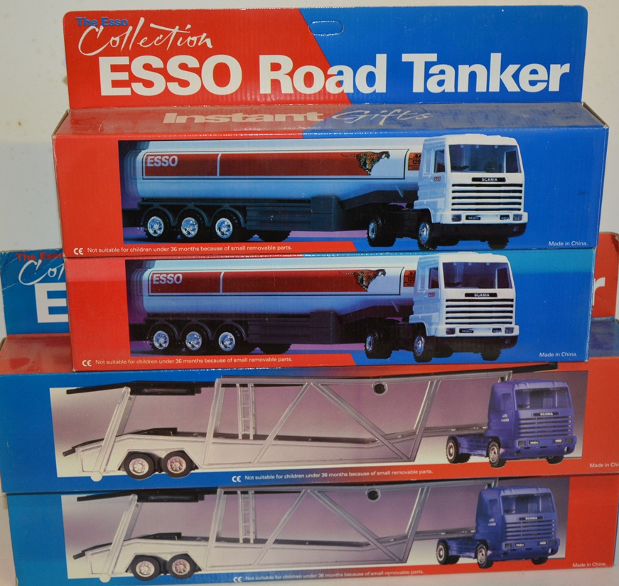 The Esso Collection - four large scale models: two Esso Tankers and two ...