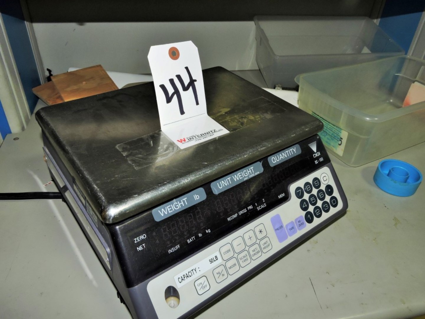 Digi Model DC-180 Counting Scale, 50 lb. Capacity