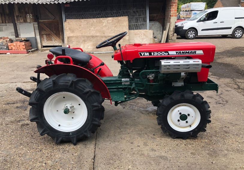 MA - COMPACT TRACTOR YANMAR 1300D, 4X4, DIESEL, 4 WHEEL DRIVE, REAR PTO ...