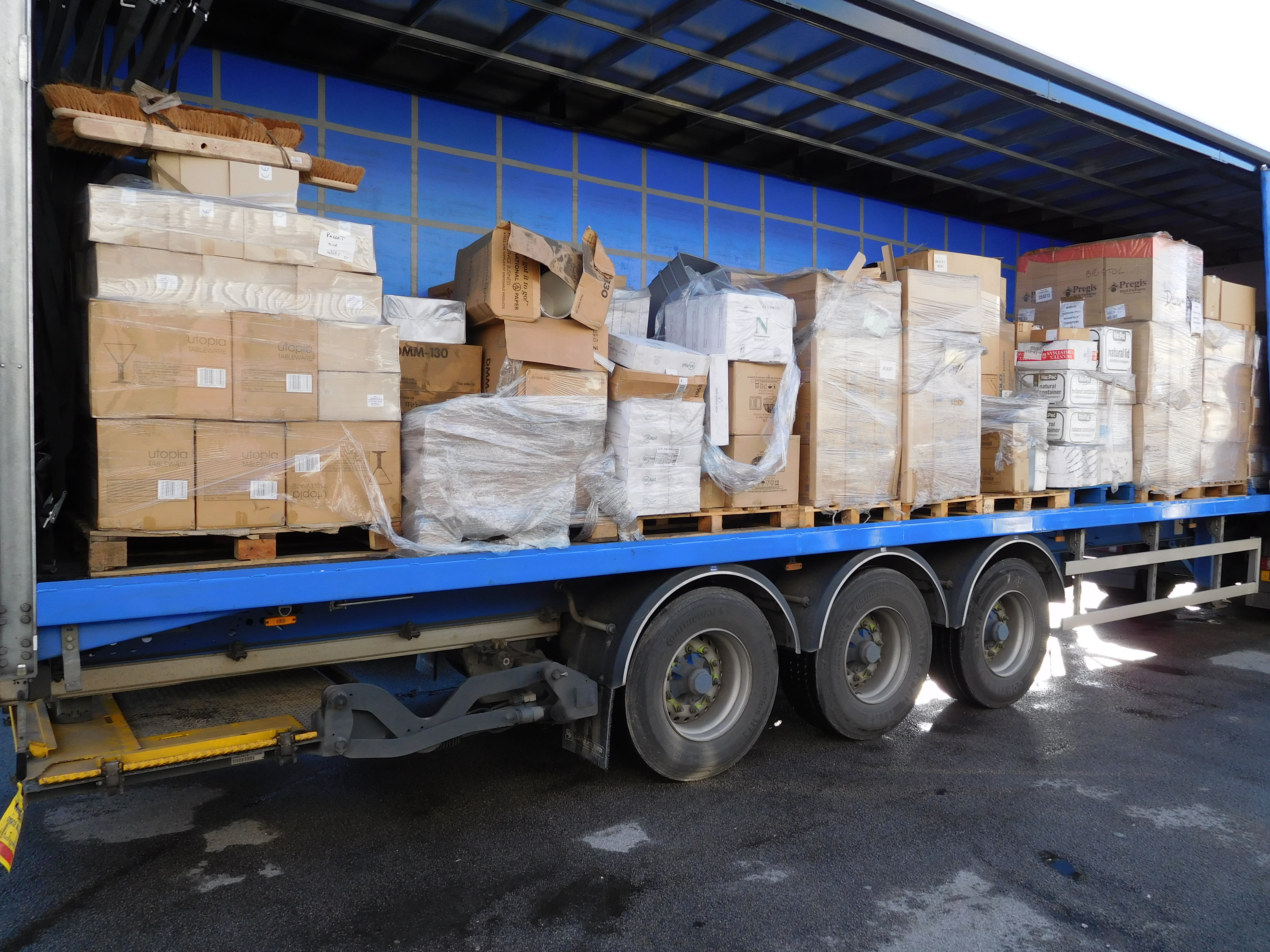 ONE FULL TRUCK LOAD OF 26 PALLETS. MIXED LOAD OF VARIOUS STOCK TO ...