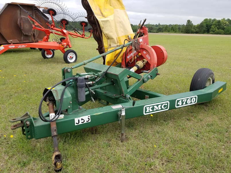 Morra MF2270 Hay Cutter on a KMC 4760 Lift Assist dolly 4760 Lift ...