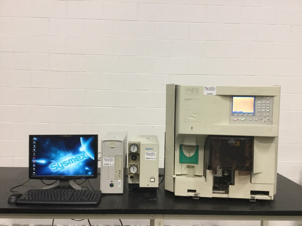Sysmex XE-2100 Automated Hematology System, SN: A2387, Electrical: 117V ...