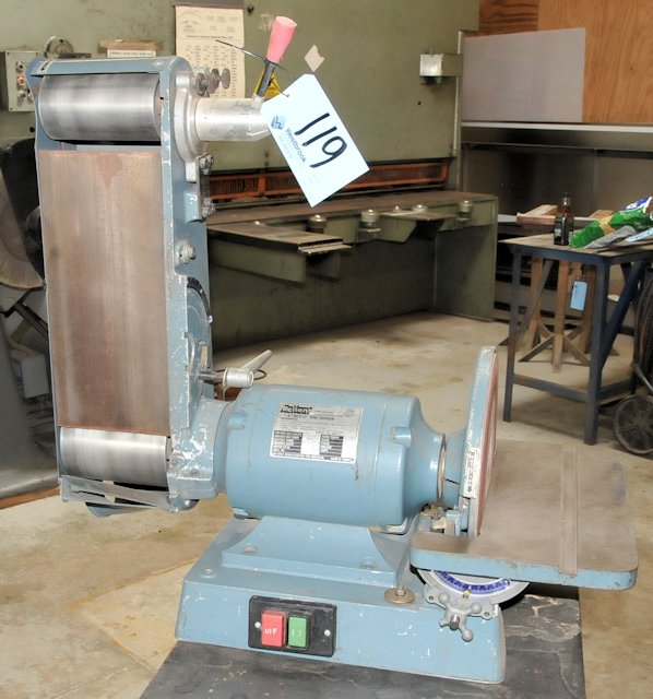 Reliant Model DD612; Combination 6" Belt x 12" Vertical Disc Sander; S ...