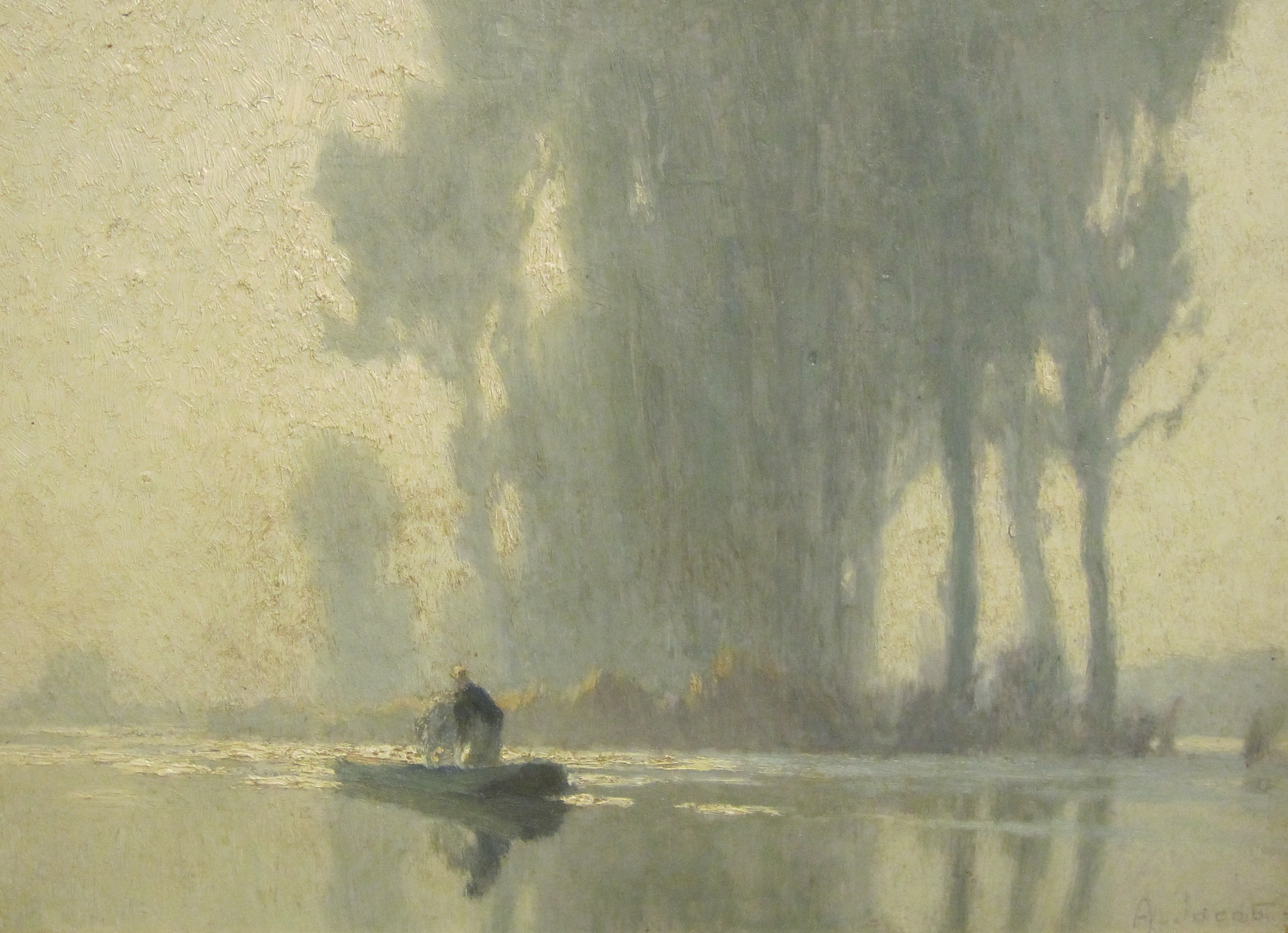 ‡ALEXANDRE LOUIS JACOB (1876-1972) On a Lakesigned 'A. Jacob' (lower ...