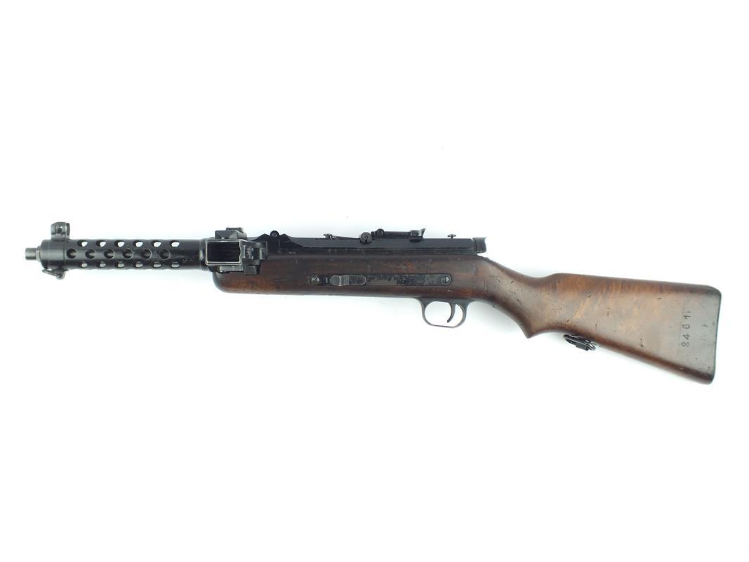 A Deactivated STEYR MP34, 8inch sighted barrel fitted with ramp and ...