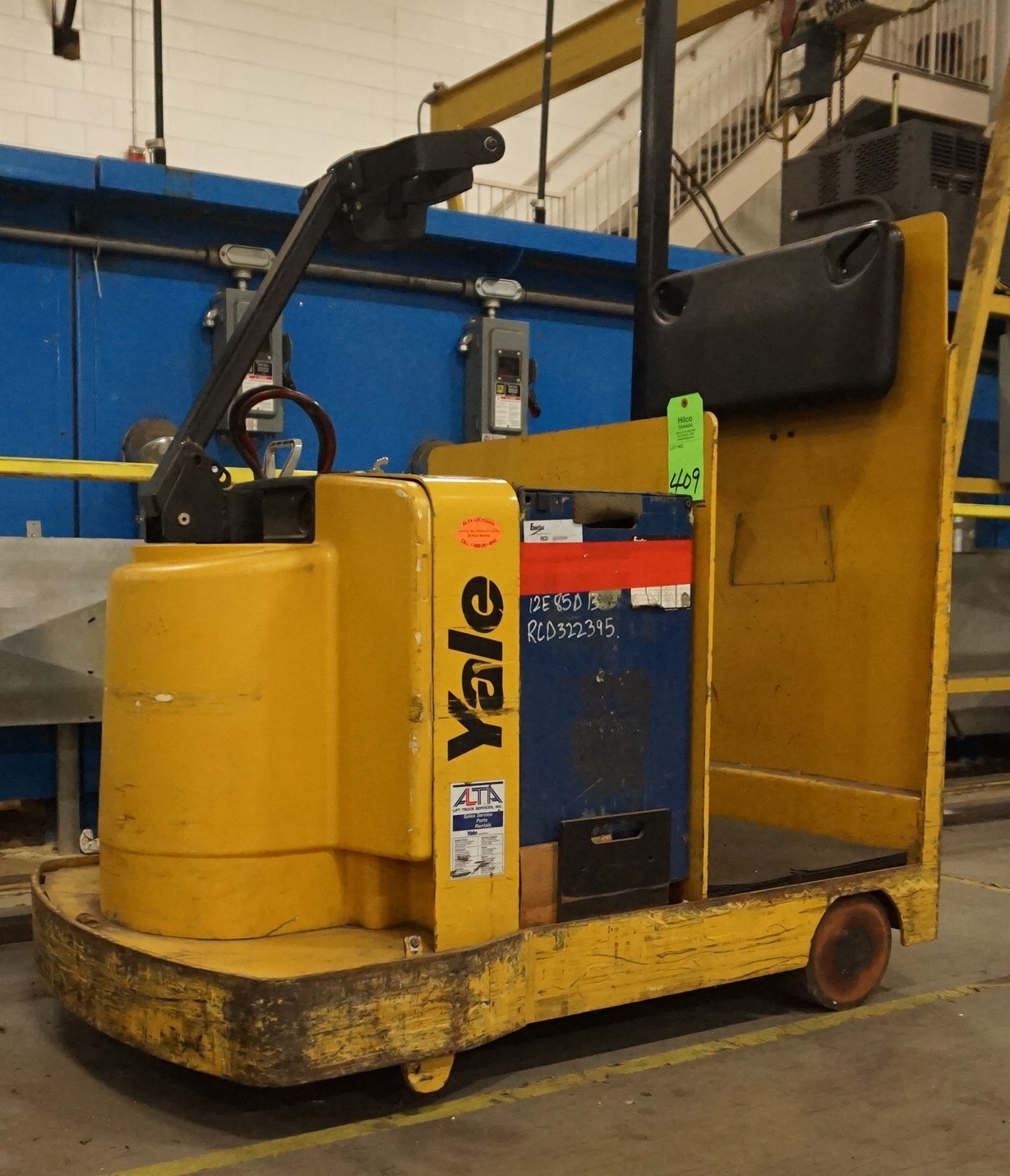 Yale Model MTR005LEN24T 24V Electric Tugger Unit; Serial Number ...