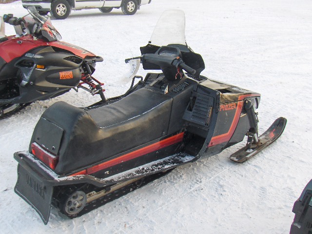 1986 YAMAHA 485 PHAZER 81H003433 snowmobile, owner started at time of ...
