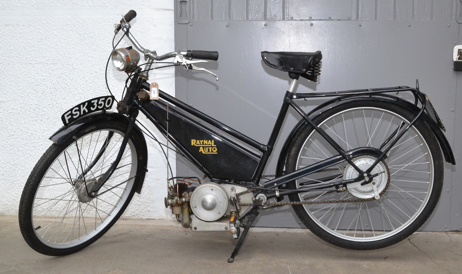 A 1947 Raynal 98cc Autocycle. FSK 350 First introduced in 1937 the ...