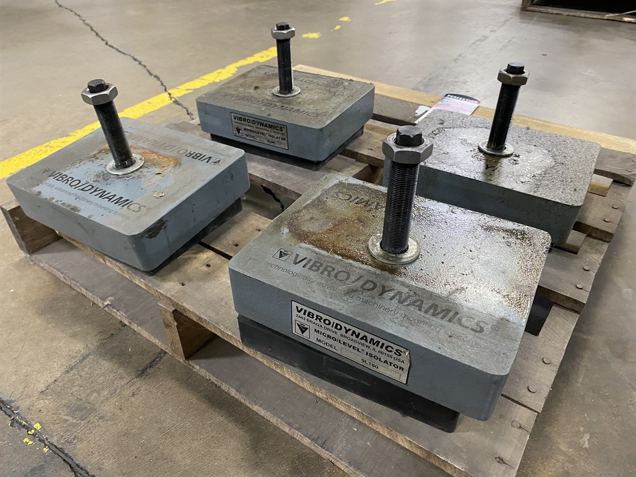 Set of Vibro Dynamics 9L180 Micro Level Isolator Pads