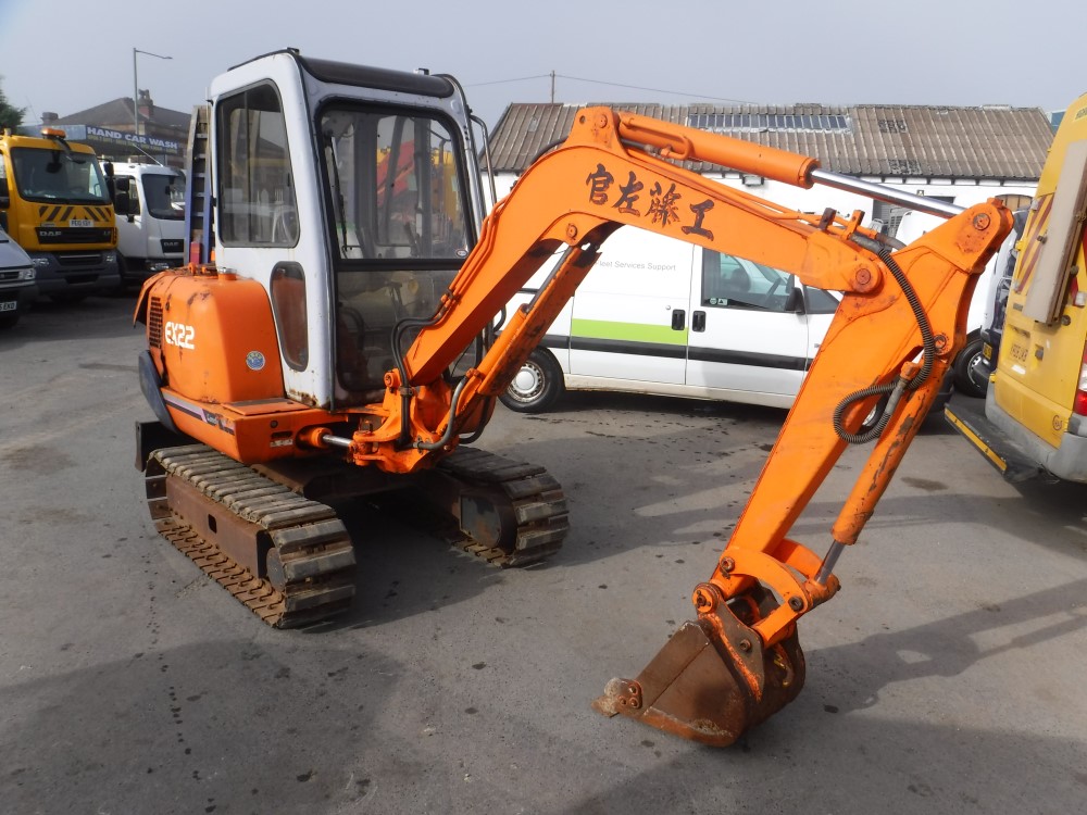 HITACHI EX22 MINI EXCAVATOR, 3035 HOURS NOT WARRANTED (IMPORTED FROM ...