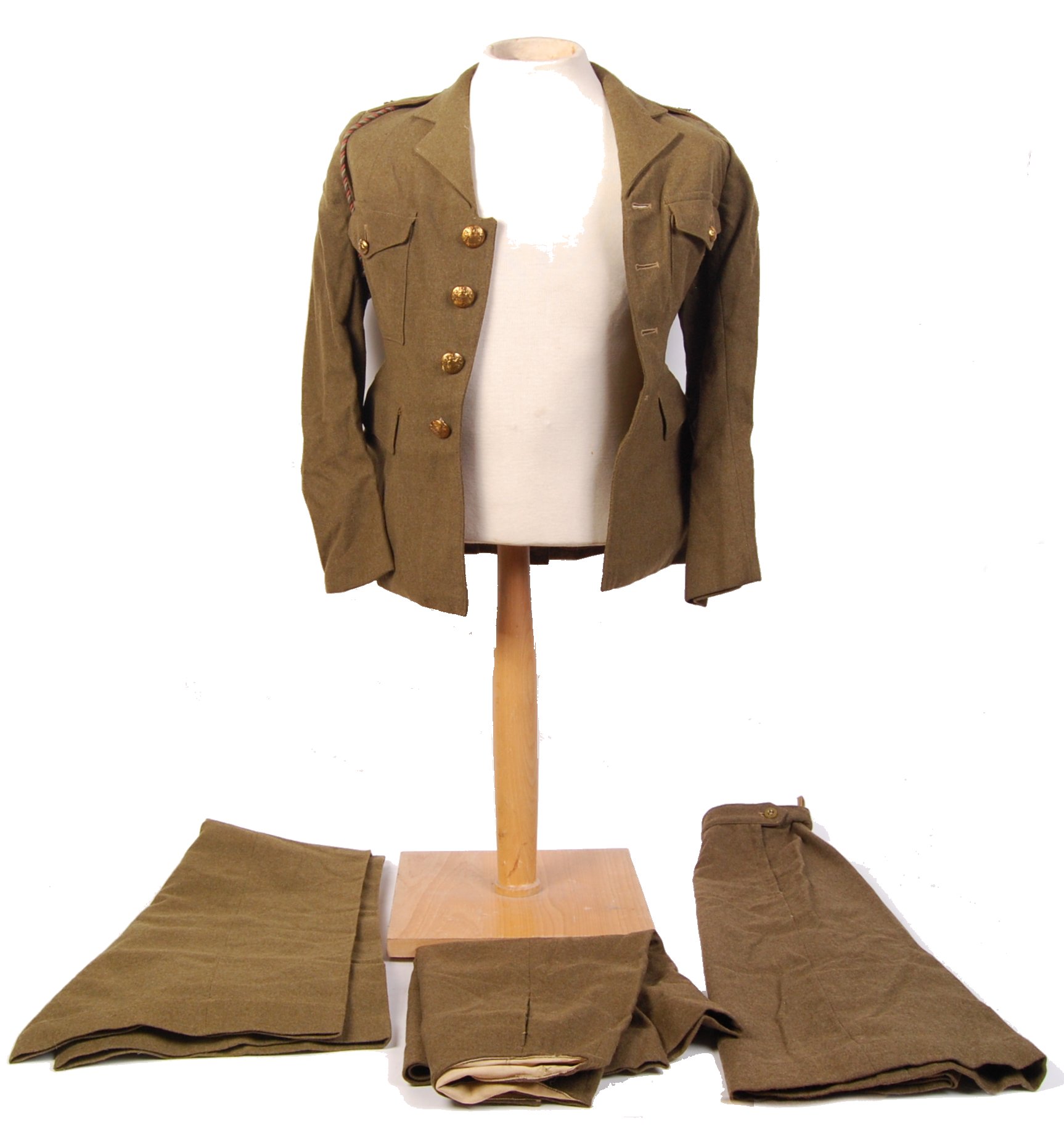An original WWII Second World War British ATS uniform comprising of ...