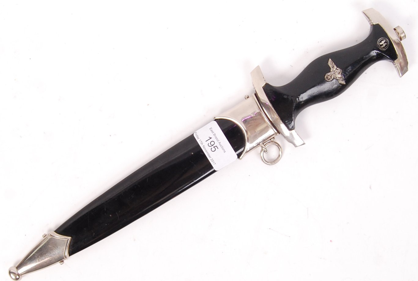 A WWII Second World War type German Third Reich Nazi SS Officers dress ...