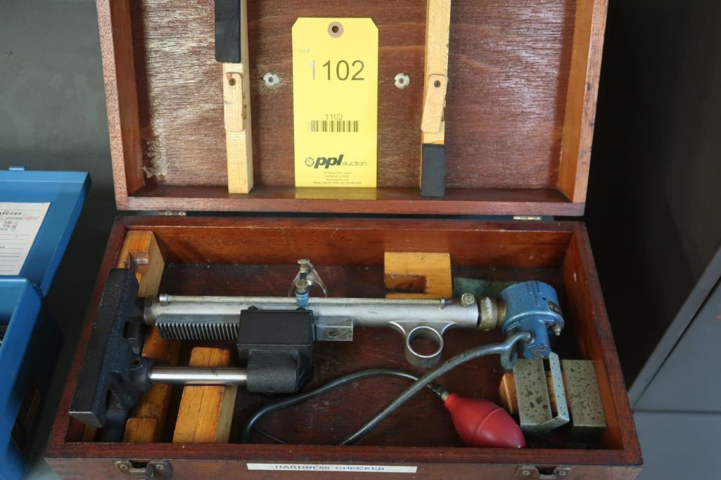 LOT: Starrett Portable Hardness Tester Model 3811A, (1) Scleroscope ...