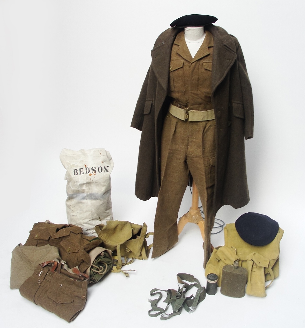 A complete British Army uniform for the Intelligence Corps including ...