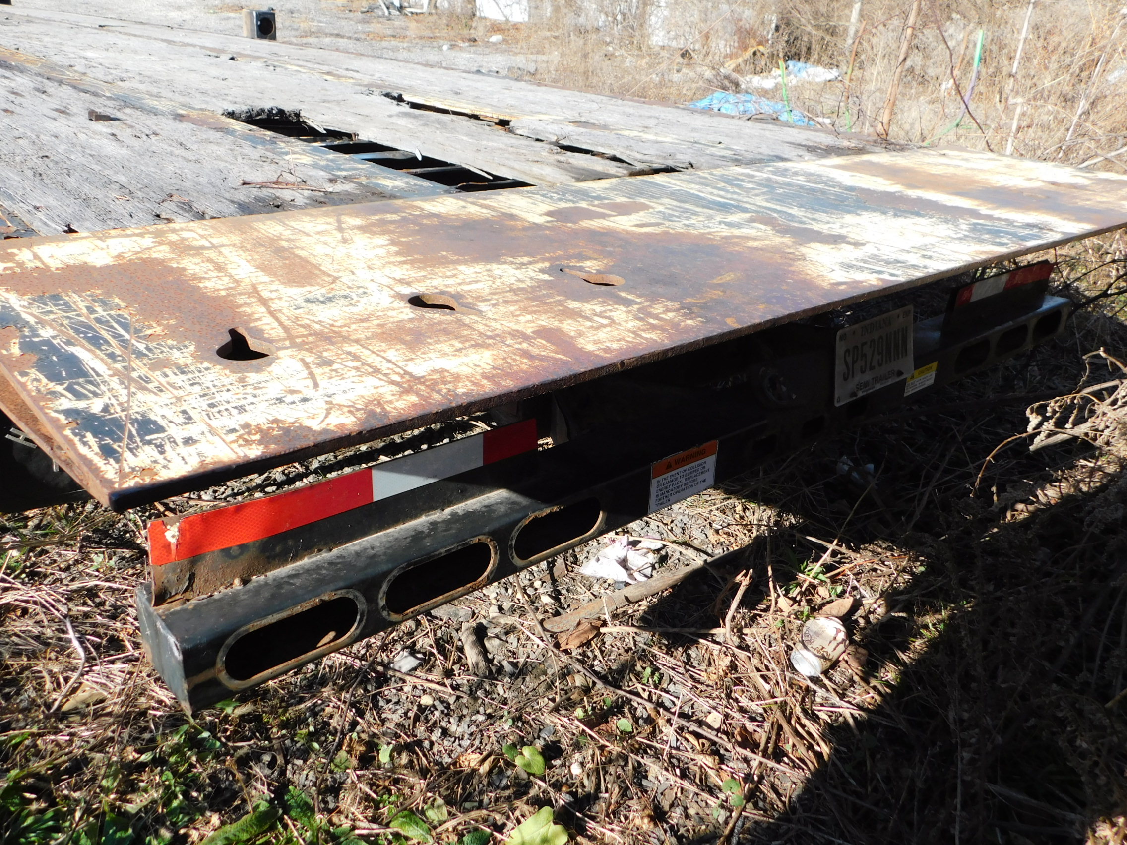 2005 Landoll Model 435-48 Sliding Axle Tilt Bed Trailer, 35 ton ...