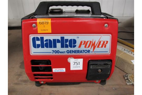 CLARKE 700W G900 GENERATOR