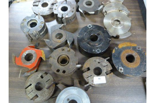 Job Lot of Assorted Spindle Moulder Cutters