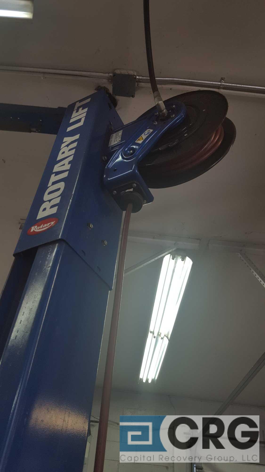Rotary two post auto lift, model SPOA10N700, s/n CRZ12I0028, 10,000 ...