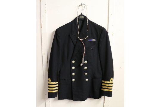 British Royal Navy dress uniform jacket having Ambassador label with ...