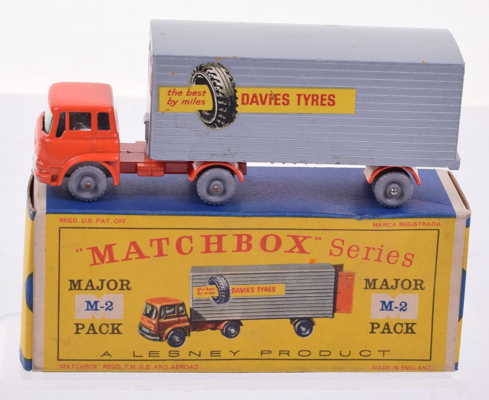 Matchbox Major Pack M-2 Bedford Tractor and York Trailer ‘Davies Tyres ...