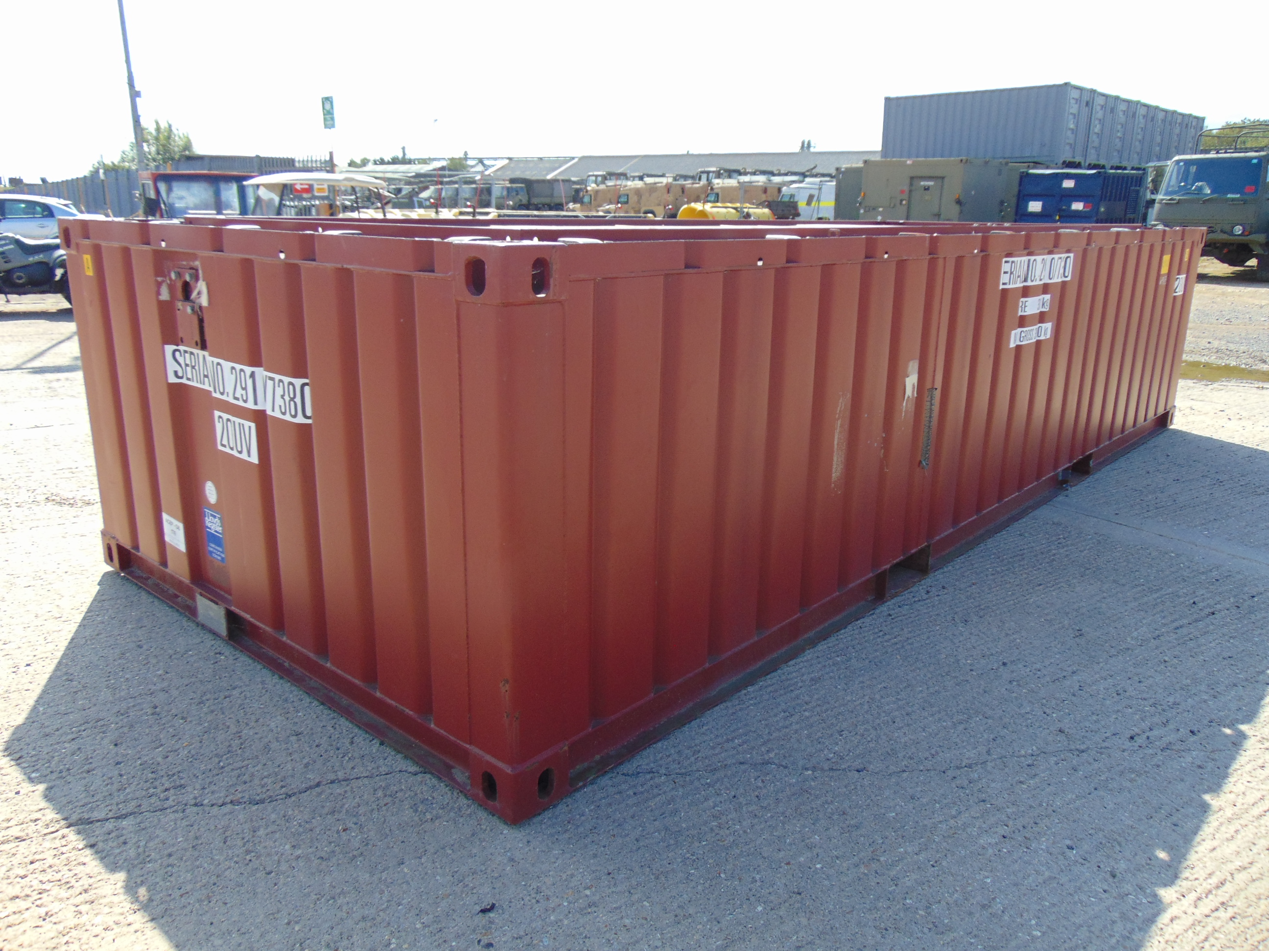 You are bidding on a Half Height 20ft ISO Shipping Container. Sold ...