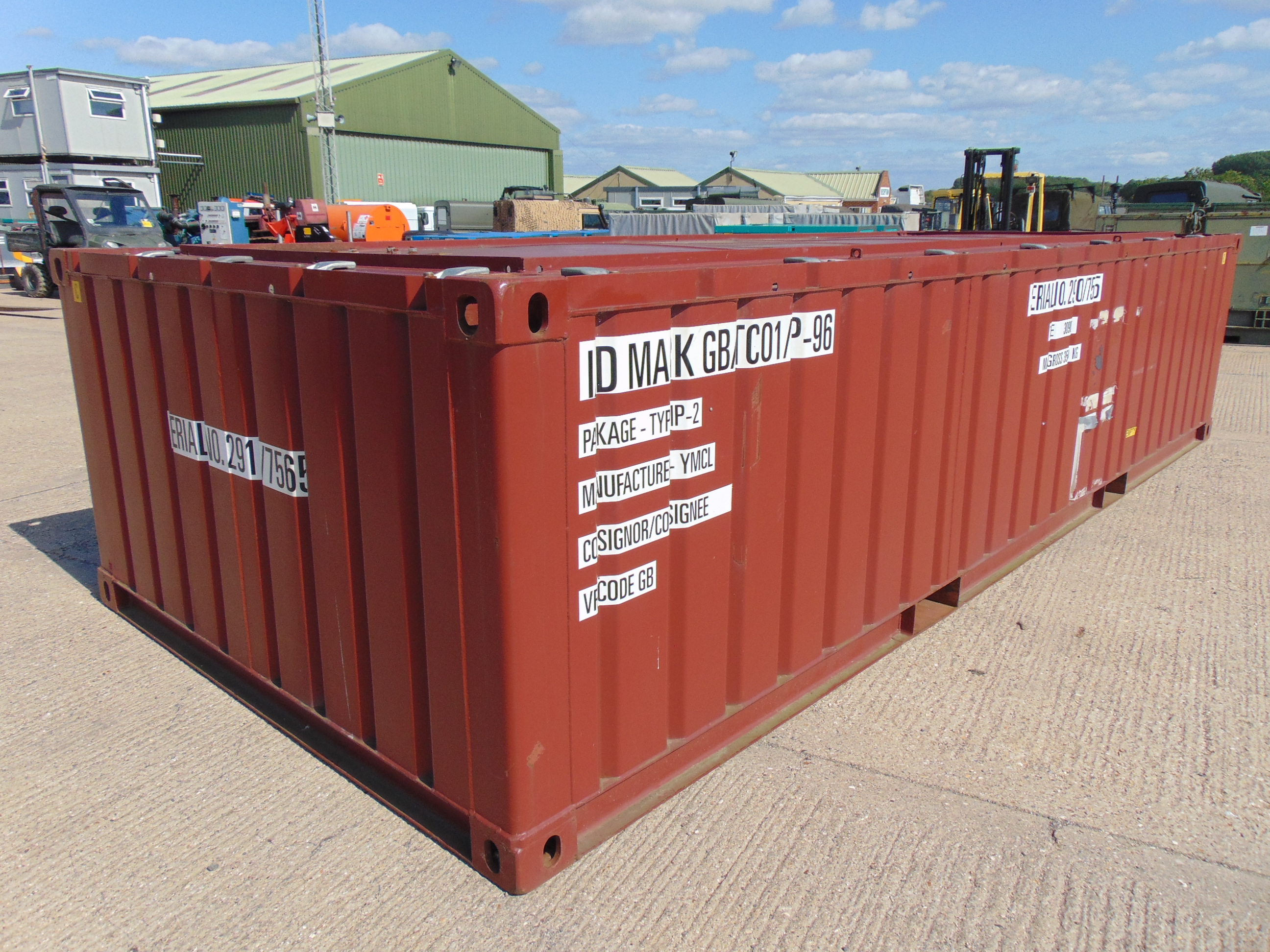 You are bidding on a Half Height 20ft ISO Shipping Container. Sold ...
