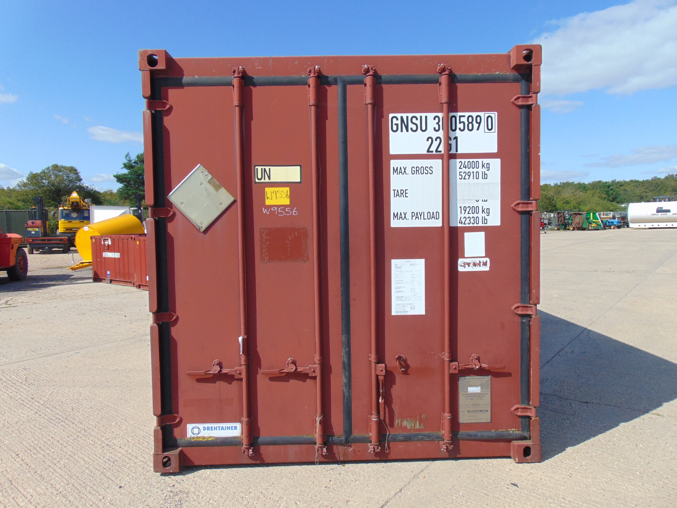 You are bidding on a Drehtainer 20ft ISO Shipping Container. The ...