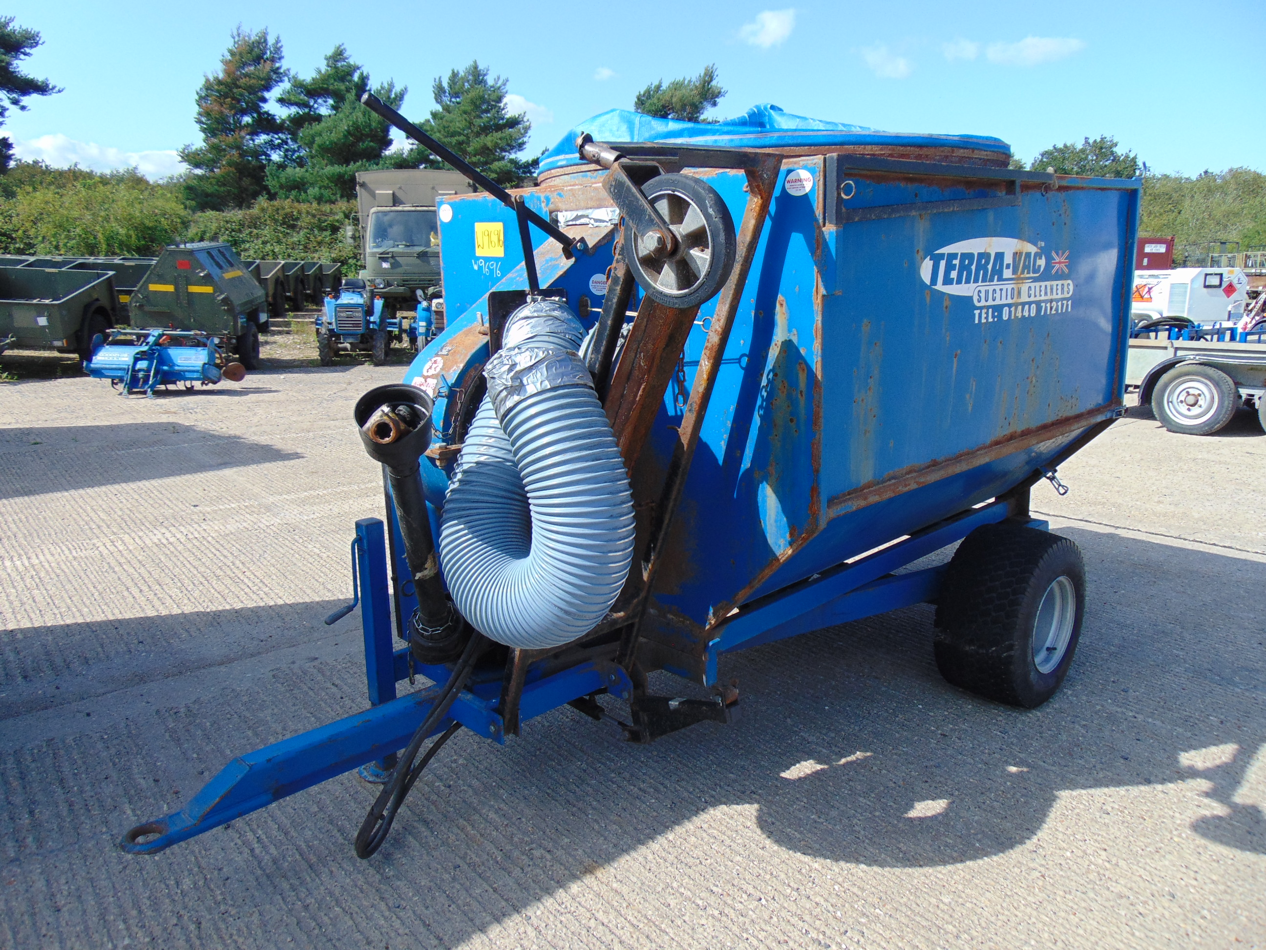 You are bidding on a Terra-Vac PTO Driven Paddock Vacuum Suction ...