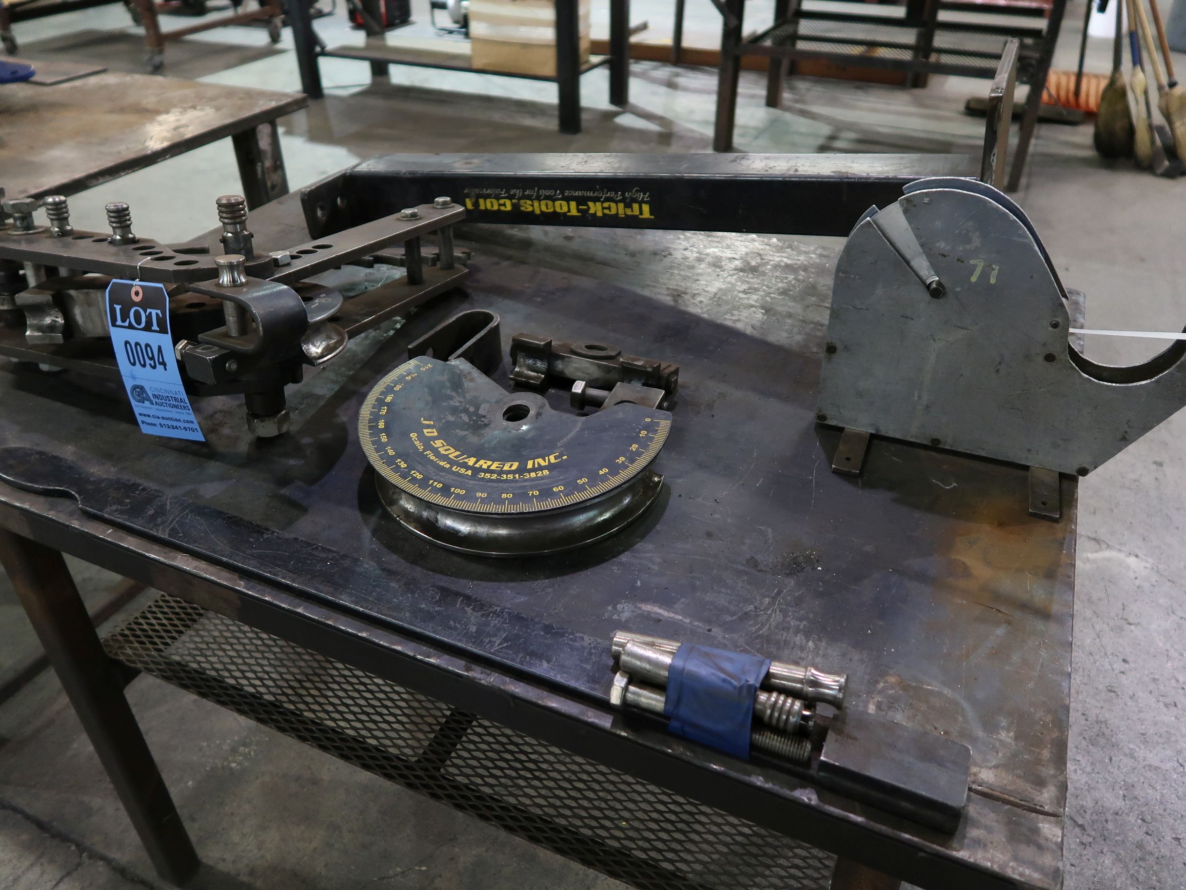 JD SQUARED MODEL 3 MANUAL PIPE BENDER