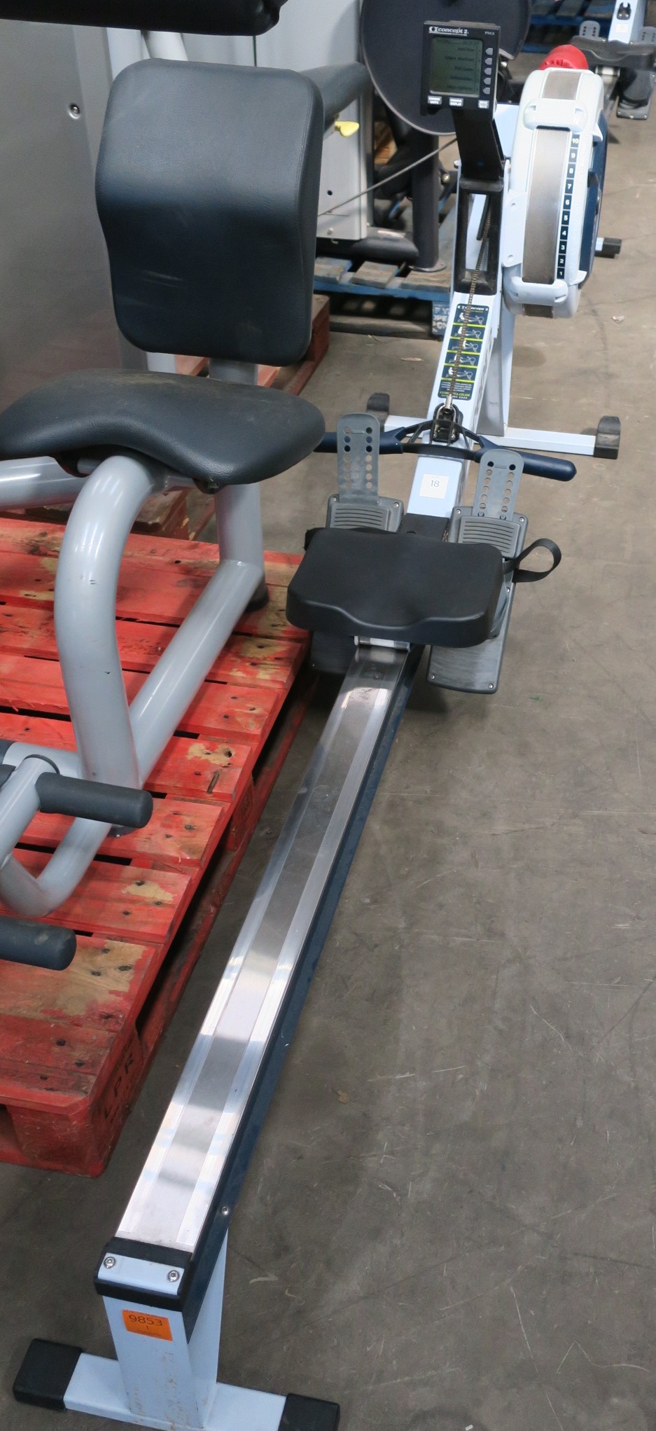 * A Concept 2 Rowing Machine c/w PM3 Screen