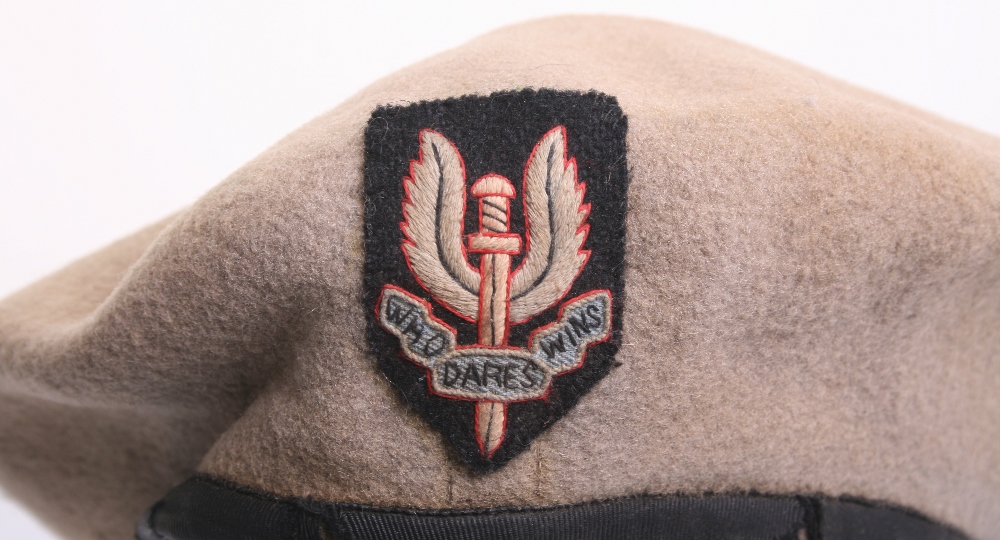 Early Post War Special Air Service (SAS) Beret complete with original ...