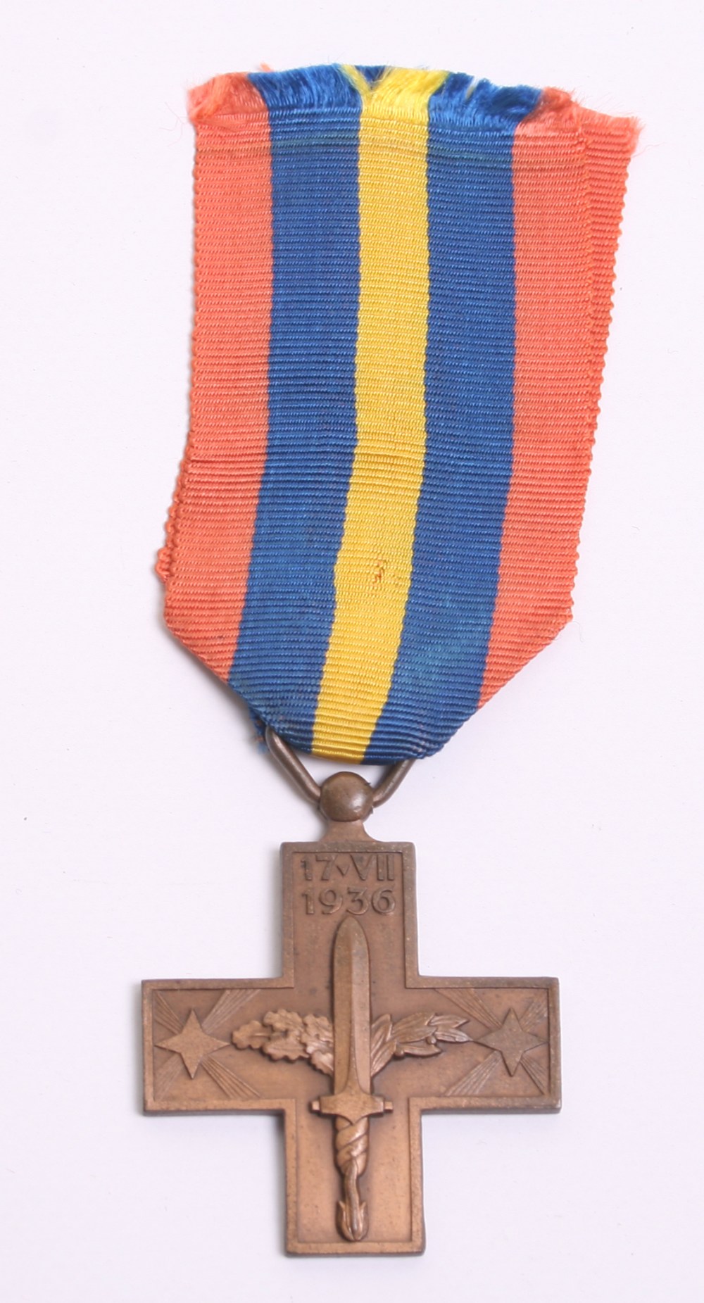 Italian Fascist Cross of Volunteers for Spanish Civil War 1936, medal ...