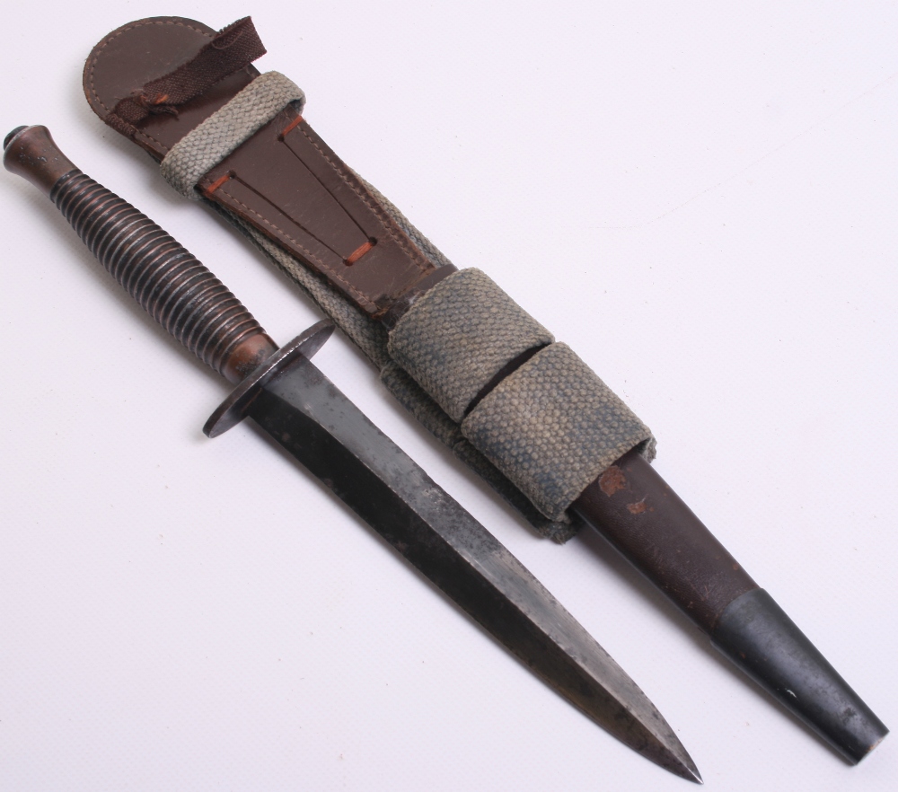 WW2 3rd Pattern Fairbairn Sykes FS Commando Knife complete with its ...
