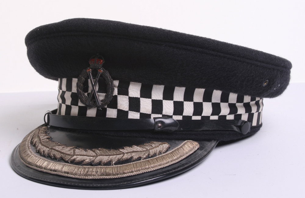 Obsolete Senior Scottish Police Officers Peak Cap, Assistant ...
