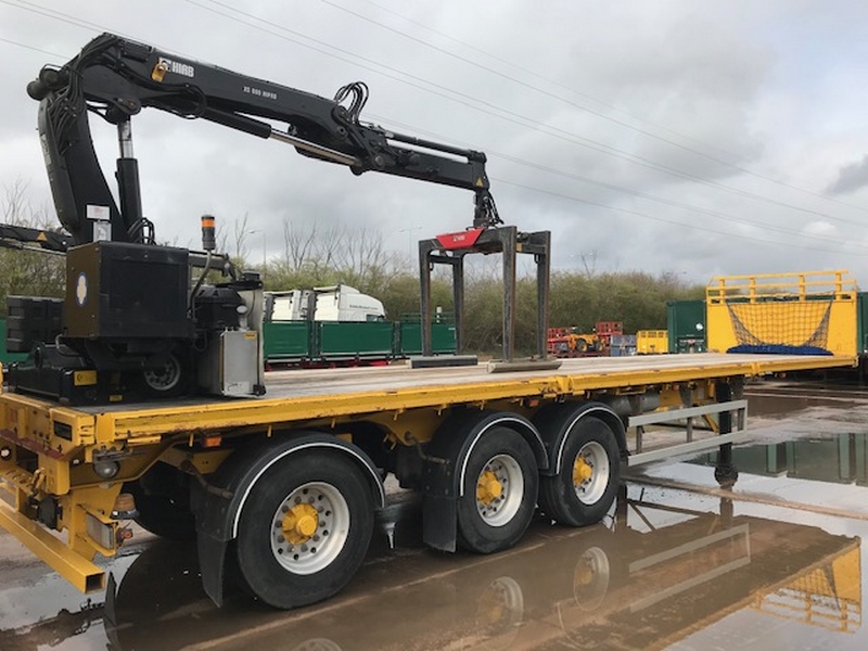 SDC Rolling Brick Crane Triaxle Trailer