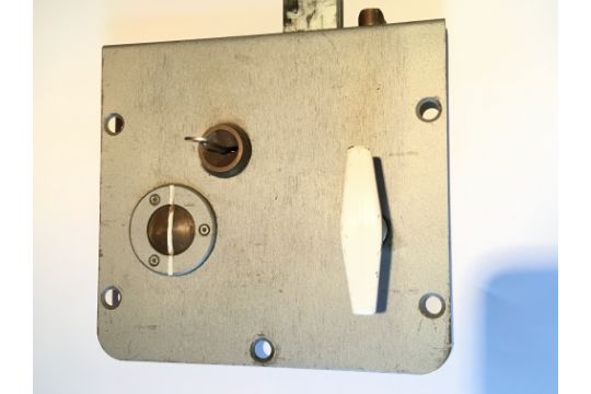 A Chubb Custodian Prison door lock with original key working condition ...