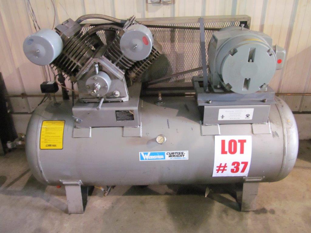 WEBSTER AIR COMPRESSOR, 15 HP, ELECTRICS: 575V/3PH/60C