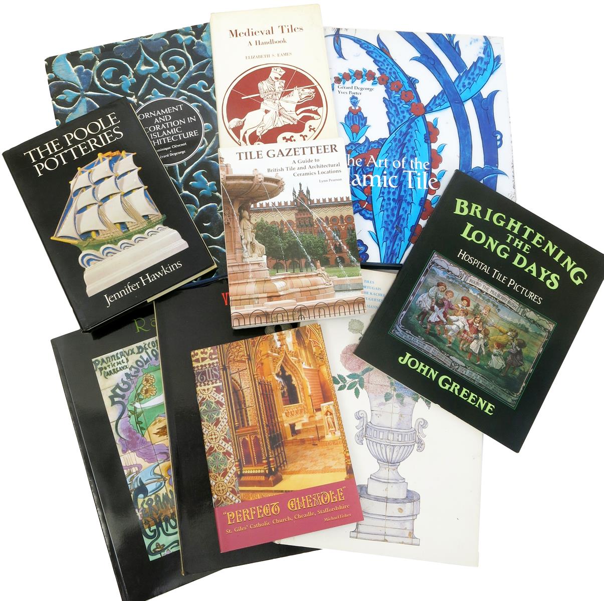 A Collection of tile reference books, catalogues and research material ...